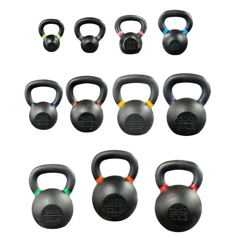 Ensemble de Kettlebells professionnels 4 KG à 32 KG – Body Gym équipements